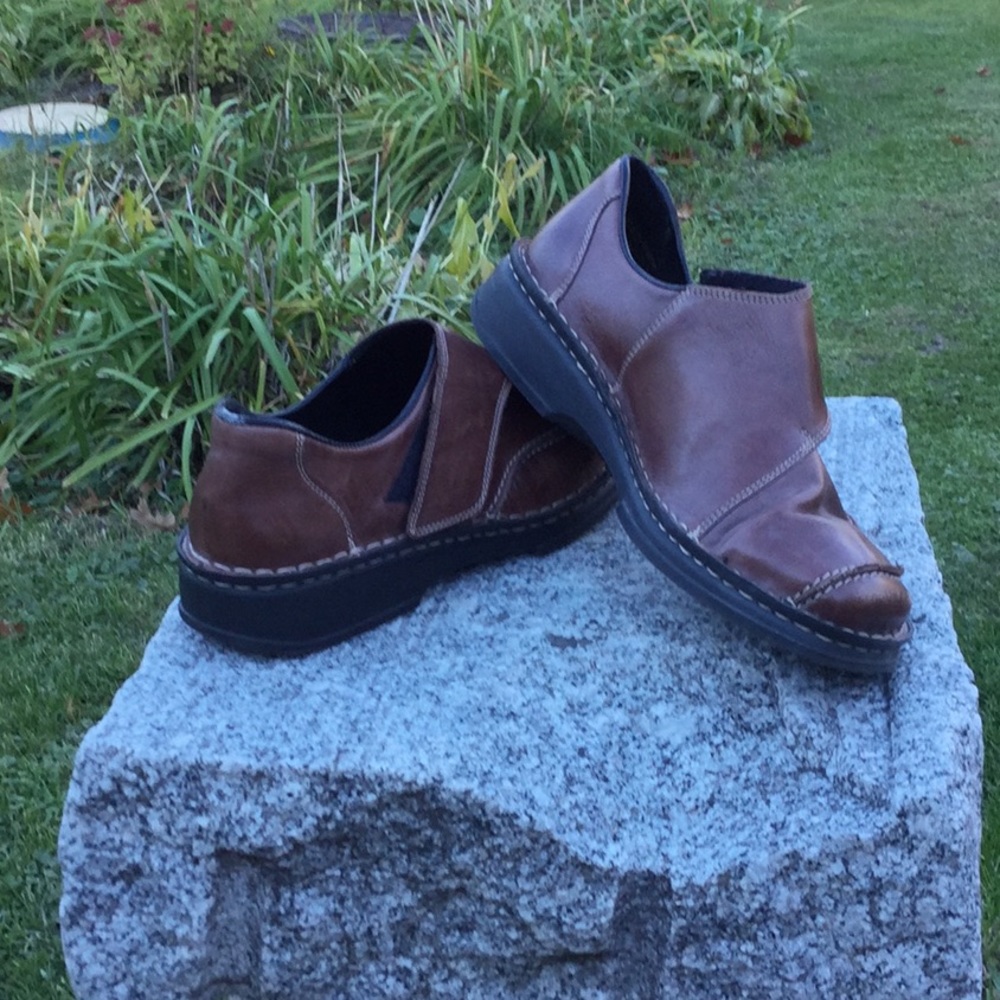 German Rieker Brown Leather Antistress Loafer Shoes C… - Gem